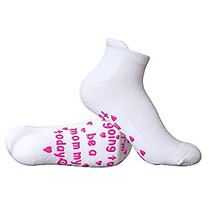 Labor and Delivery Socks Inspirational Cotton Socks for Maternity Hospital Bag One Size