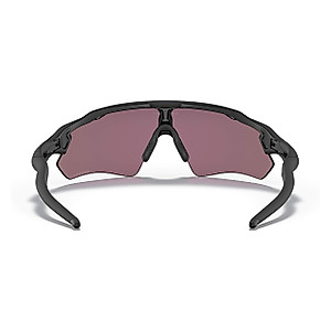 Oakley Men's Radar EV Path Sunglasses Polarized Rectangular, Matte Black w/Prizm, 38 mm