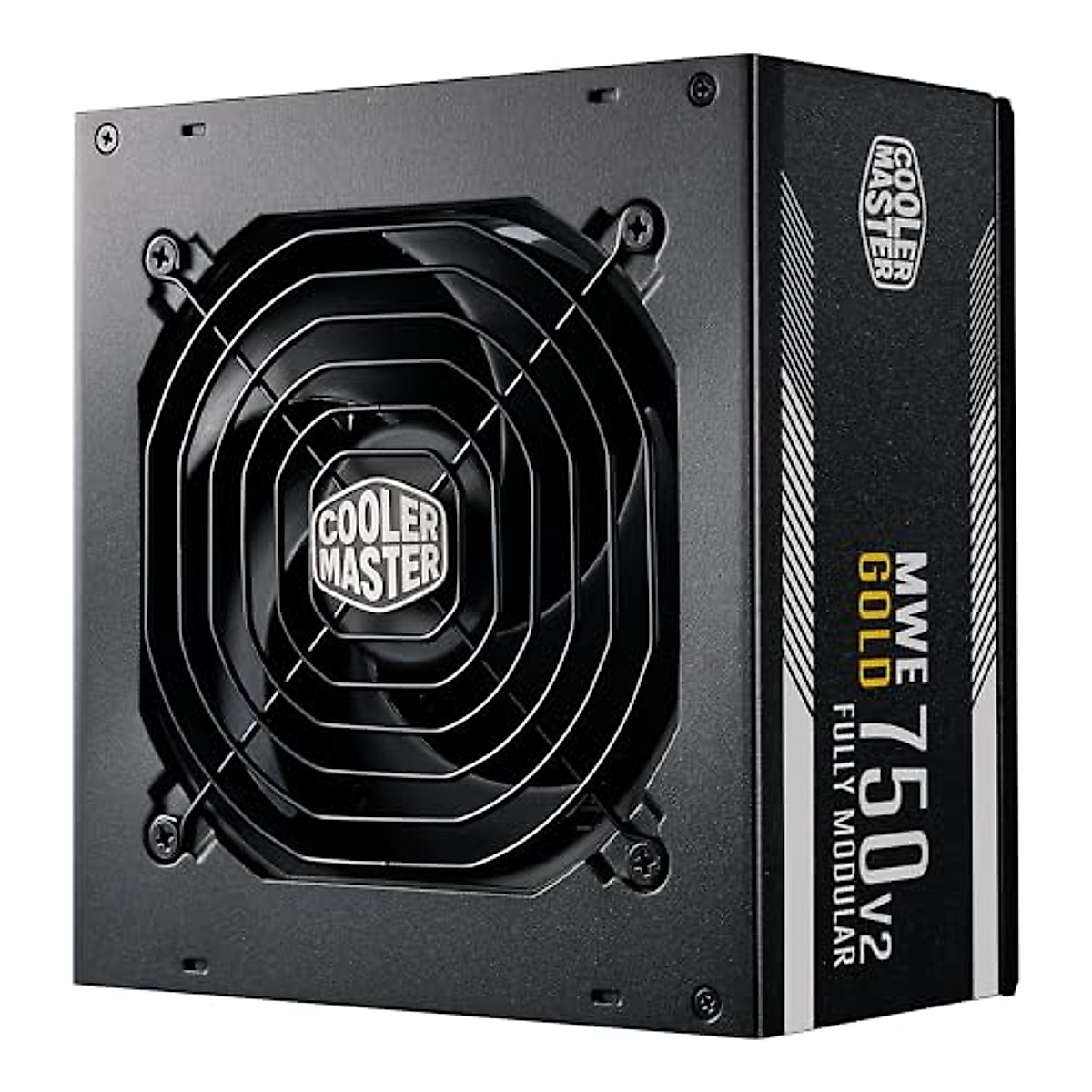 Cooler Master MWE Gold 750 V2 Full Modular, 750W, 80+ Gold Efficiency, GPU Support RTX 4070 Super, 2 EPS Connectors, 120mm HDB Fan, Semi-fanless, 5-Year
