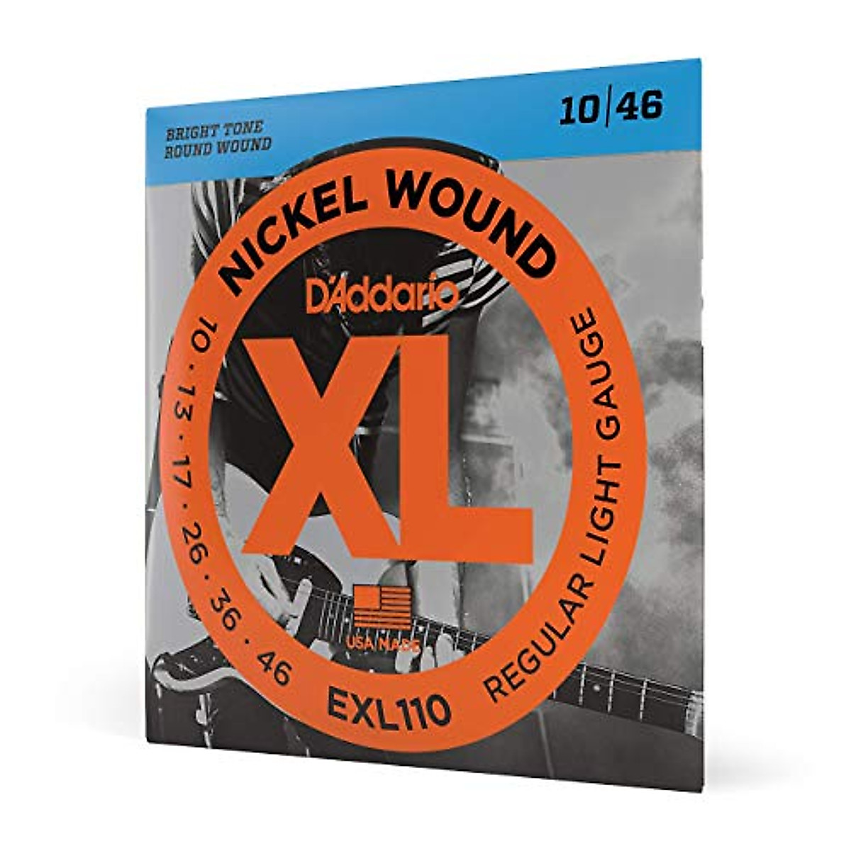 3 Sets - D'Addario EXL110 Nickel Wound Electric Guitar Strings, Light Gauge