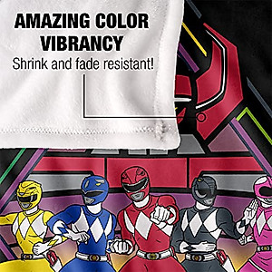 Power Rangers Megazord Rangers Silky Touch Super Soft Throw Blanket 36" x 58"
