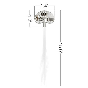 Topist LED Lights Hair, 12 Light-Up Fiber Optic LED Hair Barrettes Party Favors for Party, Bar Dancing Hairpin, Hair Clip, Multicolor Flash Barrettes Clip Braid, 12 Pack