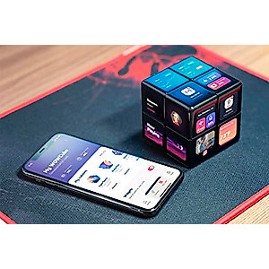 WOWCube System Black Edition - Puzzle Gaming Console, 40 Games and apps, STEM Certified