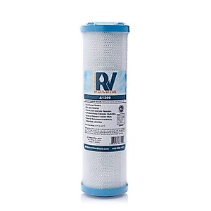RV Water Filter Store A1209 Essential 0.5 Micron Carbon Block Water Filter - High Capacity, Replacement Cartridge - 10" x 2.5" Unit, 1 Piece