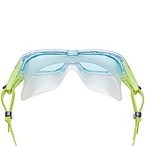 Speedo Unisex-Child Swim Goggles Proview Mask, Clear/Celeste
