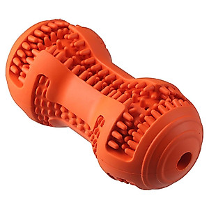 GetCoupon Tough Chew Toys, Fillable Dog Dental Teeth Cleaning Interactive Dog Toys, Multifunctional Teeth Cleaning for Medium/Large Dogs Breed