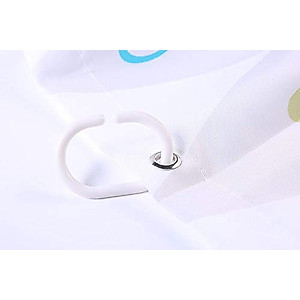 Staroden Shower Curtain with Hooks Backdrop Tree Beautiful Cold Foggy Winter Mountains Fog Morning Clouds Nature Parks View Outdoor Waterproof Decorative Bathroom Cloth Fabric Set 60" x 72"