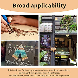 FSWCCK 7 Pieces 12 Inch Blank Wood Squares for Crafts, Unfinished Wood Squares Wooden Cutouts for DIY Crafts, Door Hanger, Sign, Wood Burning, Painting, Halloween, Christmas Home Decorations