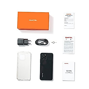 OUKITEL C21 Pro Unlocked Smartphones 21MP Triple Camera Mobile Phone 6.39" HD+ Unlocked Cell Phones 4GB + 64GB/256GB External SD 4000mAh Battery Android 11 Dual SIM/OTG/GPS/WiFi