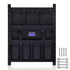 ZELARMAN Trailer Grooming Bag, Horse Trailer Hanging Grooming Organizer Bag, Short Hanging Door Caddy for Horses, Horse Grooming Supplies
