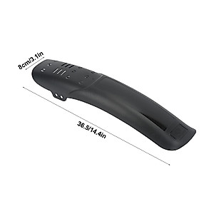 Niiyen bike fenders 2PCS Mountain Bike Fender Set compatible with 26in 27.5in and 29in wheel diameters Universal Lengthened Hard Shell Plastic and Resin Bike Mud Guards for Outdoor Riding