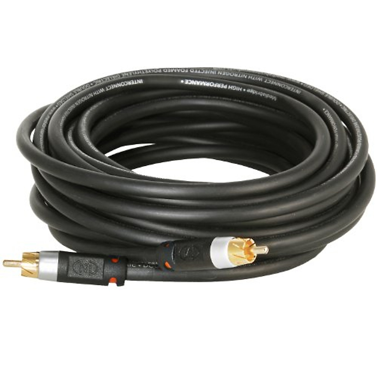 Mediabridge™ Ultra Series Digital Audio Coaxial Cable (15 Feet) - Dual Shielded with RCA to RCA Gold-Plated Connectors - Black - (Part# CJ15-6BR-G2)