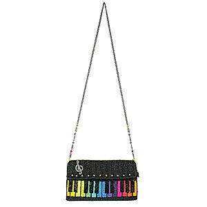 Mary Frances Key Player Crossbody Piano Handbag