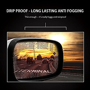 Car Rearview Mirror Protective Film Anti Fog Window Clear Rainproof Rear View Mirror Protective Soft Film Auto Accessories