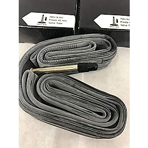 Two (2) 700x18C 700x25CNew Bicycle Inner Tubes Presets 60mm Fixie Road Bike