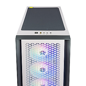 Velztorm White Armix Prebuilt Gaming Desktop PC (AMD Ryzen 9 7900X 12-Core 4.7GHz, GeForce RTX 3060 12GB, 64GB DDR5, 1TB PCIe SSD + 2TB HDD (3.5), 240mm AIO, 1000W PSU, Killer WiFi 6E, Win10Home)