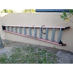 Garage Storage Organizer - Wall Mount Wheelbarrow, Patio Furniture, Chair & Ladder - Garage Storage Organizer 1 Pack