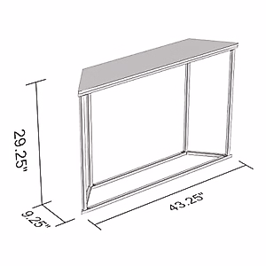 Safdie Console Table - Sturdy Mondern Console Tables for Entryway - Easy to Assemble - Narrow Entrance Table, Sofa Table, Entry Table, Hallway Table - Elegant & Modern, Behind Couch Table