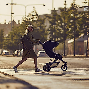 Thule Spring Stroller - Compact Baby Stroller Perfect for Everyday Use - Features 5-Point Harness, Lightweight and Compact Design, Vented Canopy, Padded Reclining Seat
