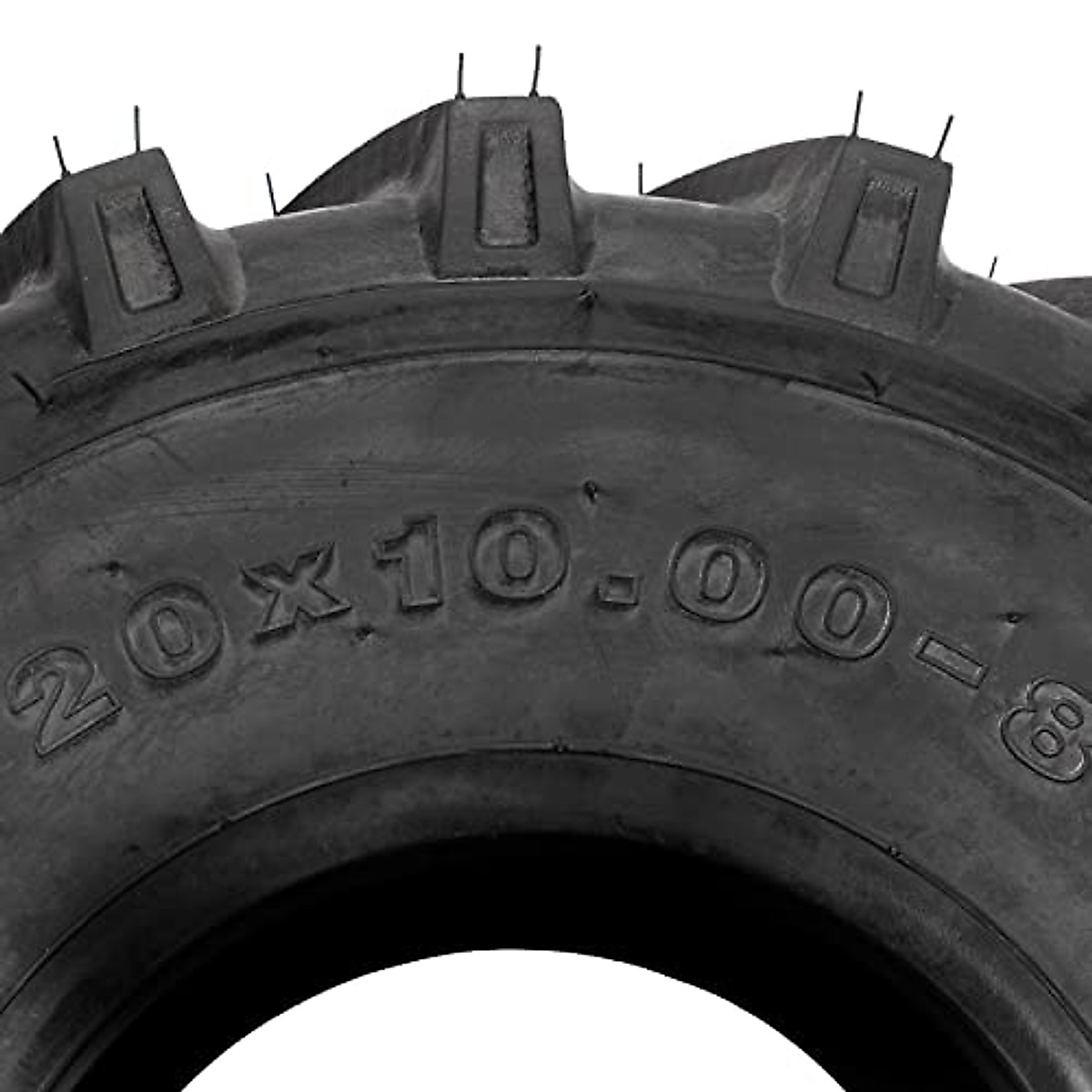 2PCS 20x10.00-8 Lawn Garden Mower Tubeless Tire 4PR 20-10-8 Tractor Golf Cart Tires