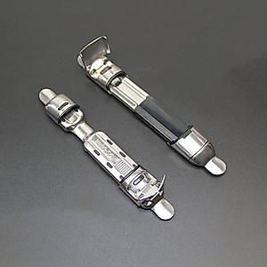 heyous Fishing Reel Seat 2pcs Stainless Steel Fishing Reel Seat Deck Wheel Rod Clip 2 Sizes Fishing Accessory Tool Spinner Tackle