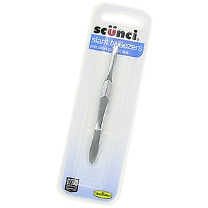 Lil' Drugstore Products Slant Tweezers, 1-Count Packages (Pack of 12)
