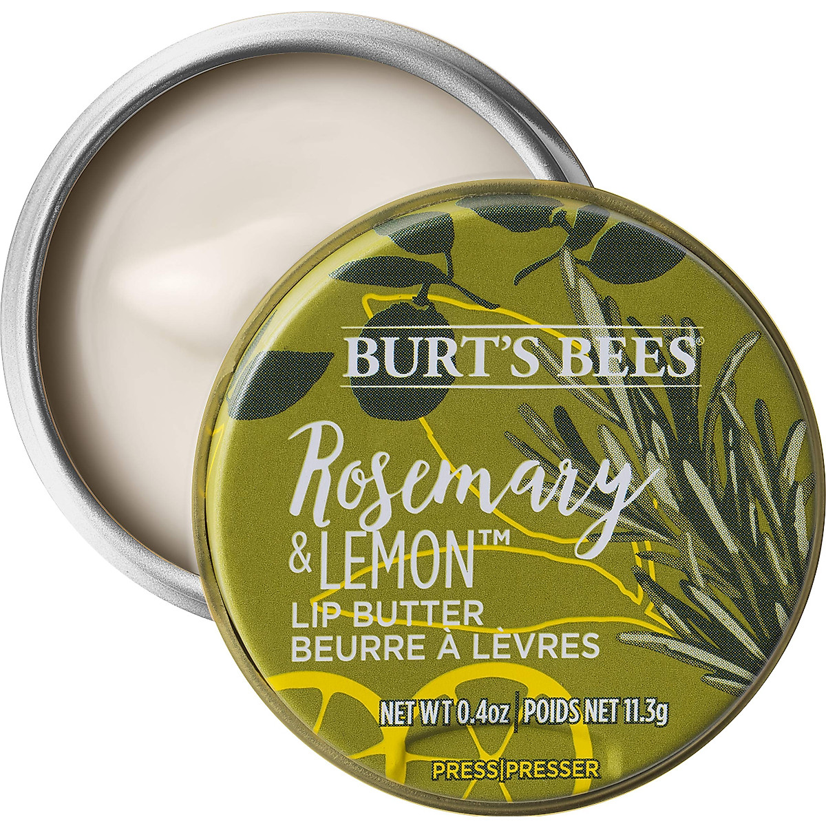 Burts Bees Rosemary and Lemon Lip Butter Unisex Lip Balm 0.4 oz