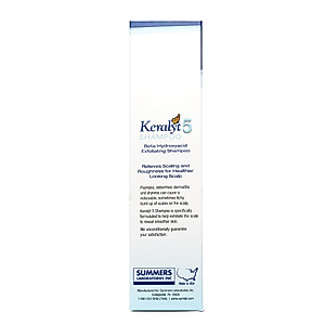 Keralyt 5 Anti-Dandruff Shampoo - Max Strength 5% Salicylic Acid Scalp Build-Up Clearing - Promotes Relief from Dandruff, Psoriasis, Seborrheic Dermatitis, Dryness, and Itchiness, 177 milliliters