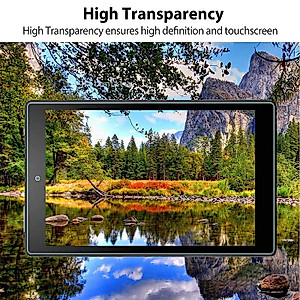 [2-Pack] Macoku All-New Fire 7 Screen Protector (2019/2017 Release -9th /7th Generation) Bubble-Free High Sensitivity Anti Fingerprint Scratch Tempered Glass/HD / 9H Hardness (2 Pack)