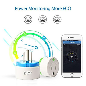 NEO Z-Wave Plus Smart Mini Plug Zwave Socket Zwave Outlet Home Automation, Work with Wink, SmartThings & more, Summer Green … (Blue 1PK)