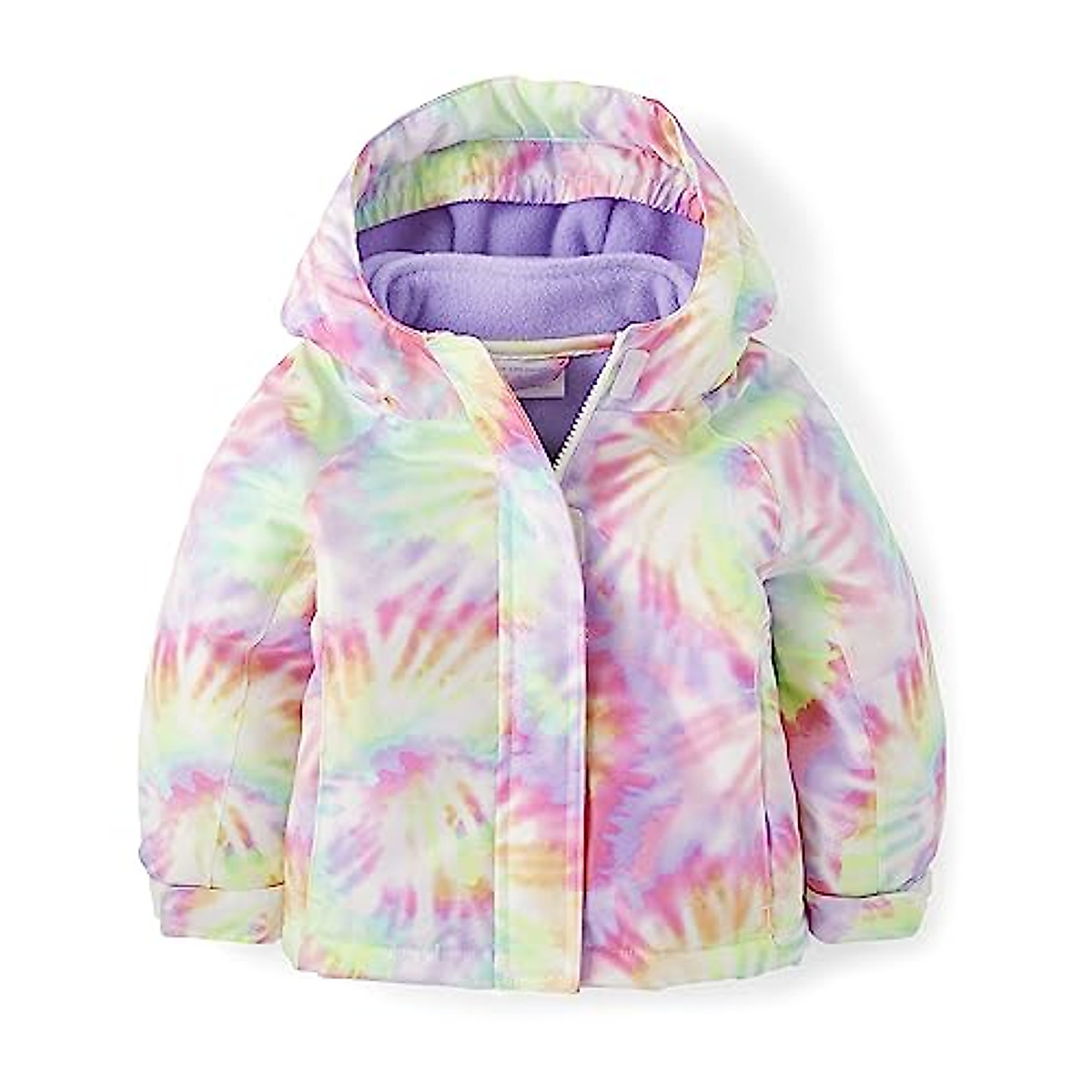The Children's Place Baby Girl's and Toddler Heavy 3 in 1 Winter Jacket,wind Water-resistant Shell,fleece Inner, French Rose, 3T