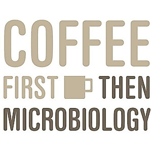 CafePress Coffee Then Microbiology Mugs Ceramic Coffee Mug, Tea Cup 11 oz