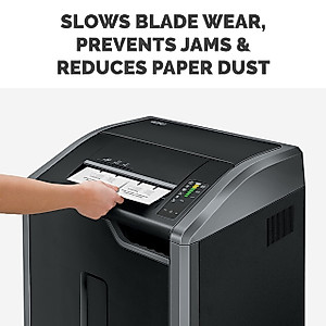 Fellowes 14-Sheet Cross-Cut Paper Shredder Bundle