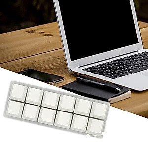 TJHL USB Mini 12-Key Keypad Mechanical Gaming Keyboard Programmable Keys Mini Gaming Keyboard USB Custimize DIY Keypad One for Game Media Player