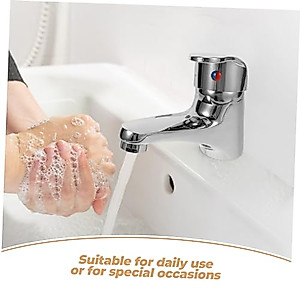 ULTECHNOVO Copper Water Tap Water Faucet Sink Basin Water Tap Faucets Bathtub Faucet Vessel Faucet Outside Bath Tub Faucet Kitchen Tap Outdoor Home Hose Faucet Bath Faucet Waterfall Faucet