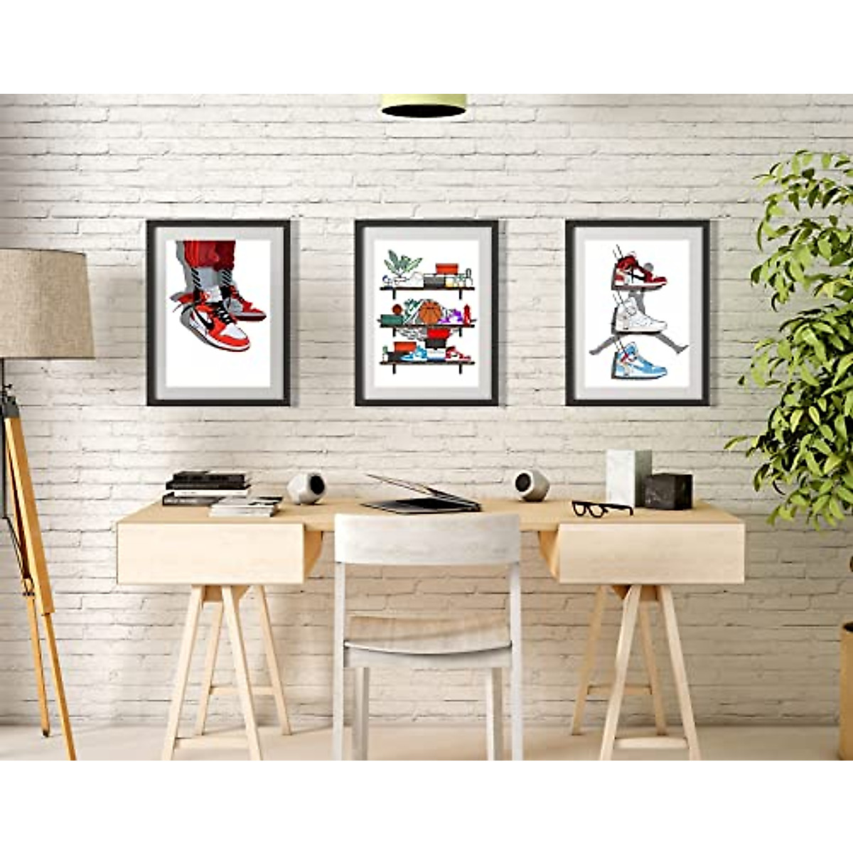 SanArt Sneakers Poster, Hypebeast,Unframed Set of 6 (8 x 10 Inch), Hypebeast Posters, Cool Posters, Posters For Boys Room, Michael Jordan Poster, Sneakers Wall Art Decor, Hypebeast Room Decor Sneakerhead Poster