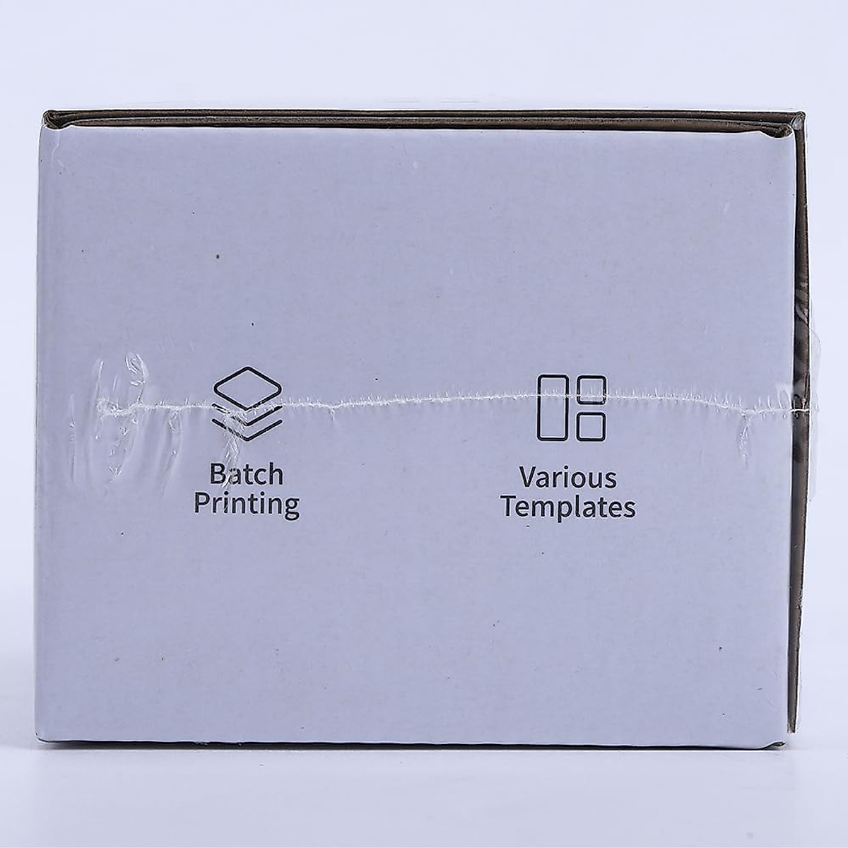 Phomemo M110 Label Makers - Portable Bluetooth Thermal Label Maker Printer for Barcode, Clothing, Jewelry, Retail, Mailing, Compatible with Android & iOS System, with 1pack 40×30mm Label, Black