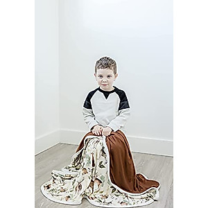 Pobi Baby Premium Baby Blanket, Soft Stretchy Quilt for Babies, Toddlers, Kids (Wildlife Animal)