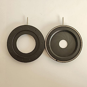 Handheld Digital Microscope Accessories 1 PCS Adjustable 3-52mm Mechanical Iris Diaphragm Aperture for Microscope Camera Adapter Monitor Condenser Microscope Accessories