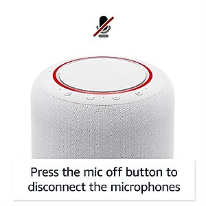 Echo Studio | Our best-sounding smart speaker ever - With Dolby Atmos, spatial audio processing technology, and Alexa | Glacier White