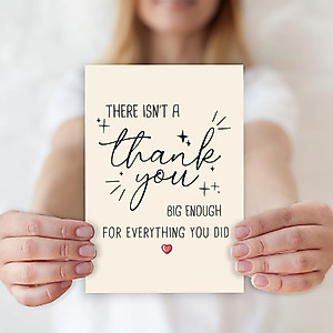 Funny Thank You Card, Thank You Card for Men Women, Thank You Gifts Card for Teacher Boss, Happy Appreciation Card for Him Her