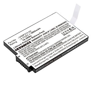 Synergy Digital Alarm System Battery, Compatible with Technicolor U46P313.00 Alarm System Battery (Li-Pol, 3.7V, 2800mAh)