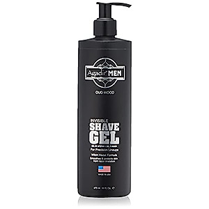 AGADIR MEN Invisible Shave Gel, 16 fl. oz.