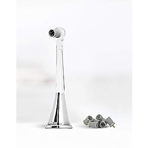 Supersmile Zina45 Replacement Polishing Head for Sonic Pulse Toothbrush - Delivers Professional At-Home Teeth Whitening Polish & Shine (Silver