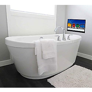 elecsung 27 inch Smart Black TV for Bathroom IP66 Waterproof Android 11.0 System with Integrated HDTV(ATSC) Tuner and Built-in Wi-Fi&Bluetooth