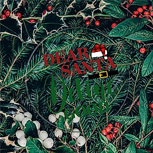 BESTORLOVE Dear Santa Define Good Acrylic Christmas Ornament Acrylic Keepsake Inspirational Bible Verse 3 Inch with Hole Christmas Tree Decoration for Lover Housewarming Gift