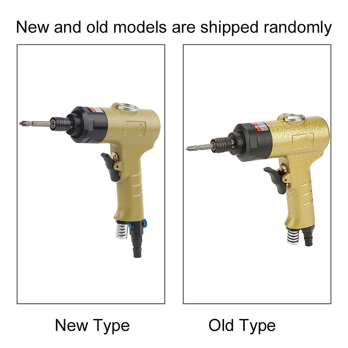 1/4" Pneumatic Screw Guns Pistol Grip Reversible Air Screwdriver 5000rpm Industrial Screw Driver Tool