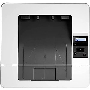 HP Laserjet Pro M404n Black and White Single-Function Wired Laser Printer, White - Print only - 2-line LCD Display, 40 ppm, 4800 x 600 dpi, Ethernet, Hi-Speed USB, Cbmoun Printer_Cable