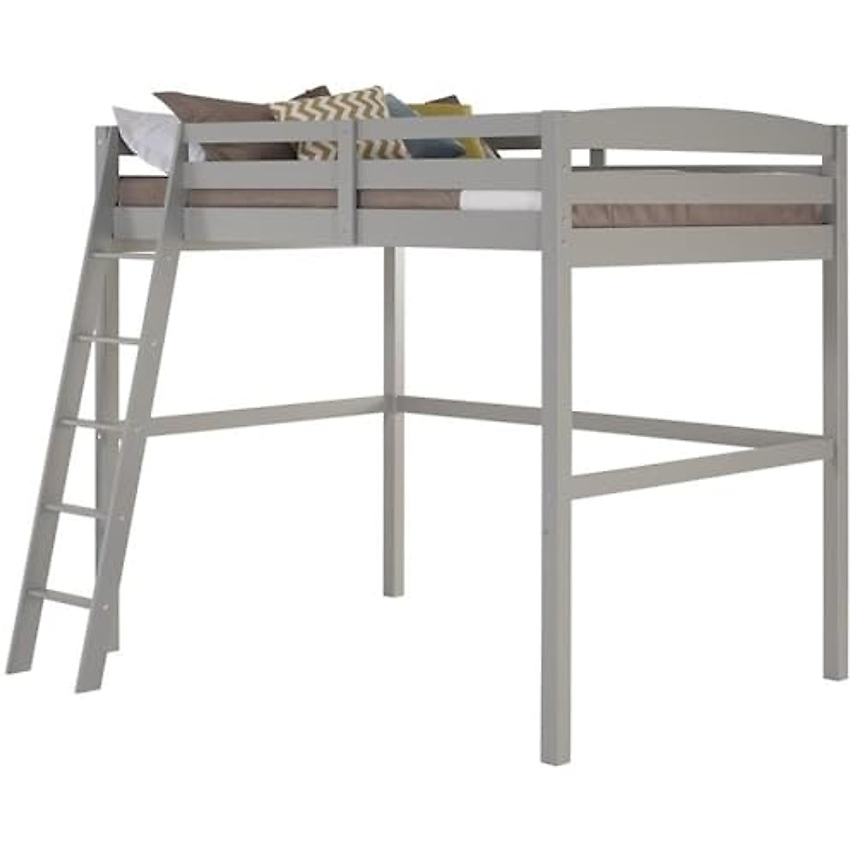 Camaflexi High Bed Loft, Full, Grey (Model: T1404F)