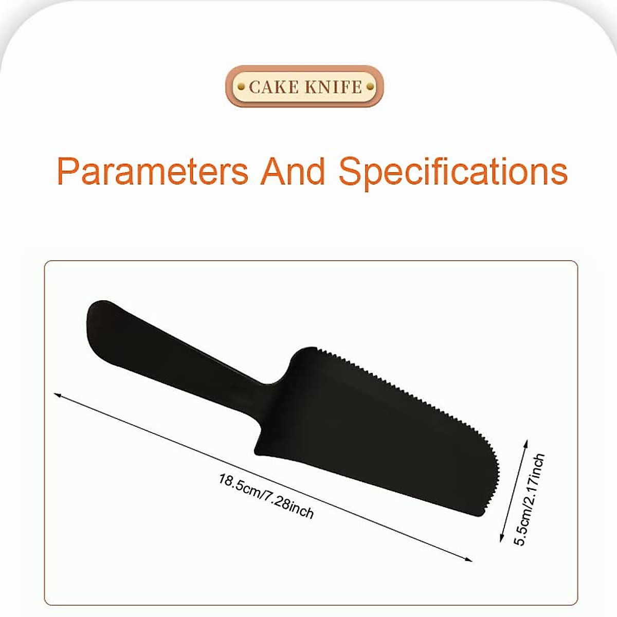 TorSor 20 Pack Disposable Cake Cutter Slicer Plastic Serrated Cutting Knife Server Spatula Knives Serving Utensils for Pie Pizza Pastry Dessert Bakery Bread Kitchen Wedding Birthday Party